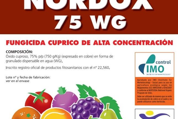 Cobre Nordox 75 WG | Massó - Fungicidas